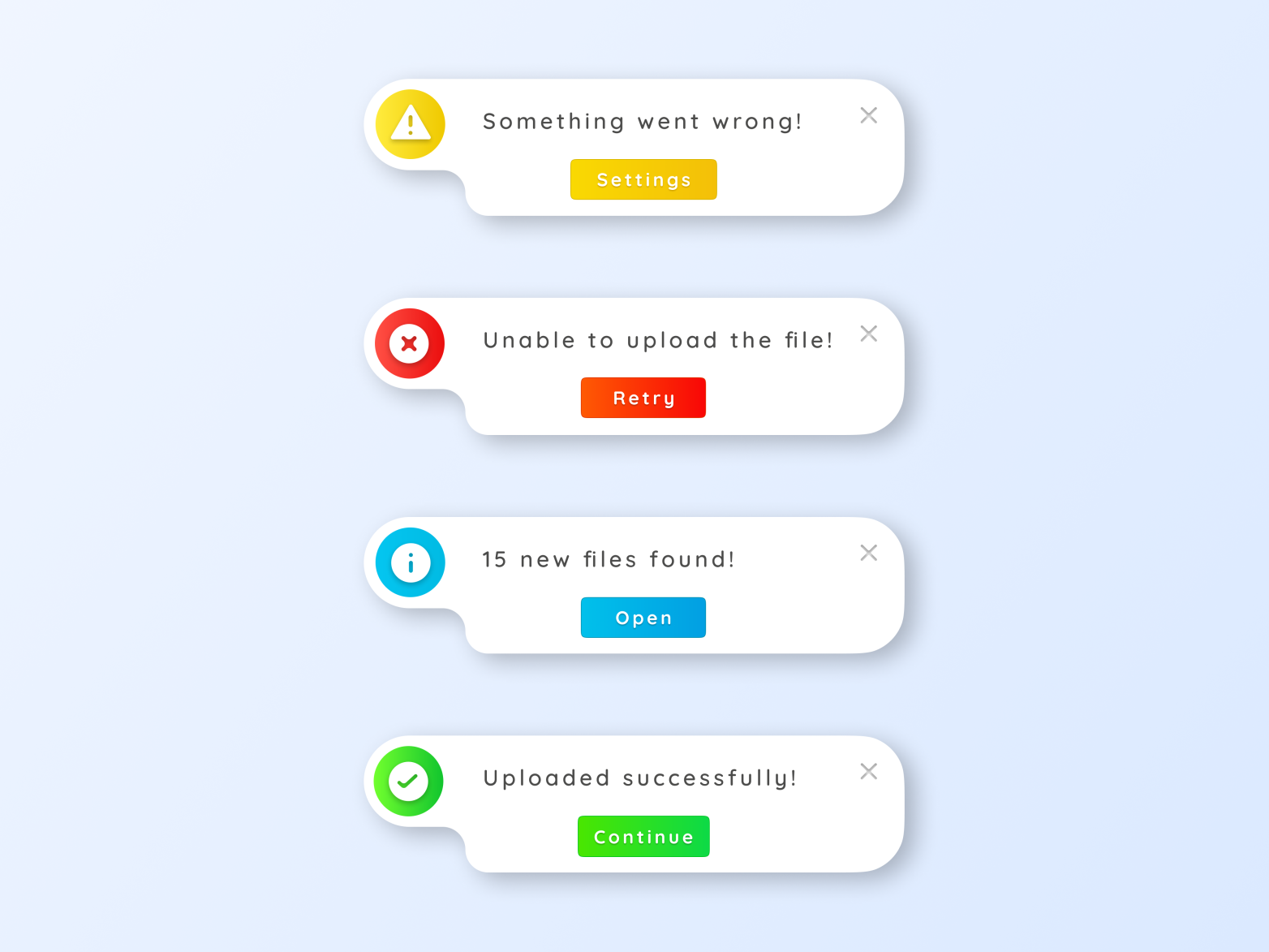 Notifications (Daily UI #049) by Vaibhavi Rao on Dribbble