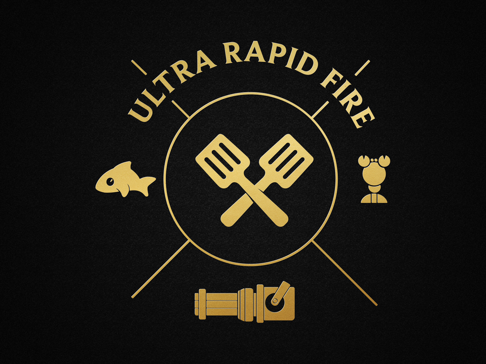 URF Ultra Rapid Fire Logo Lockup by Moe Radke on Dribbble