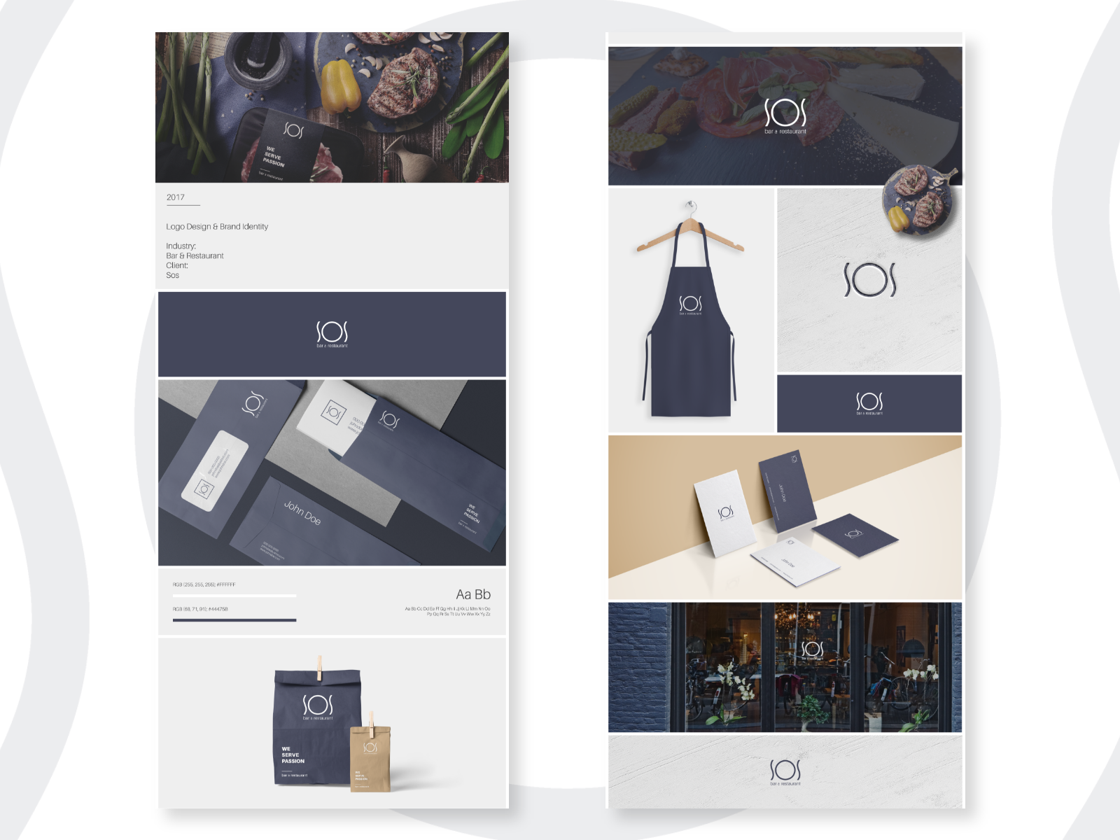 SOS restaurant - Brand Identity by Dejan Kokotovic on Dribbble