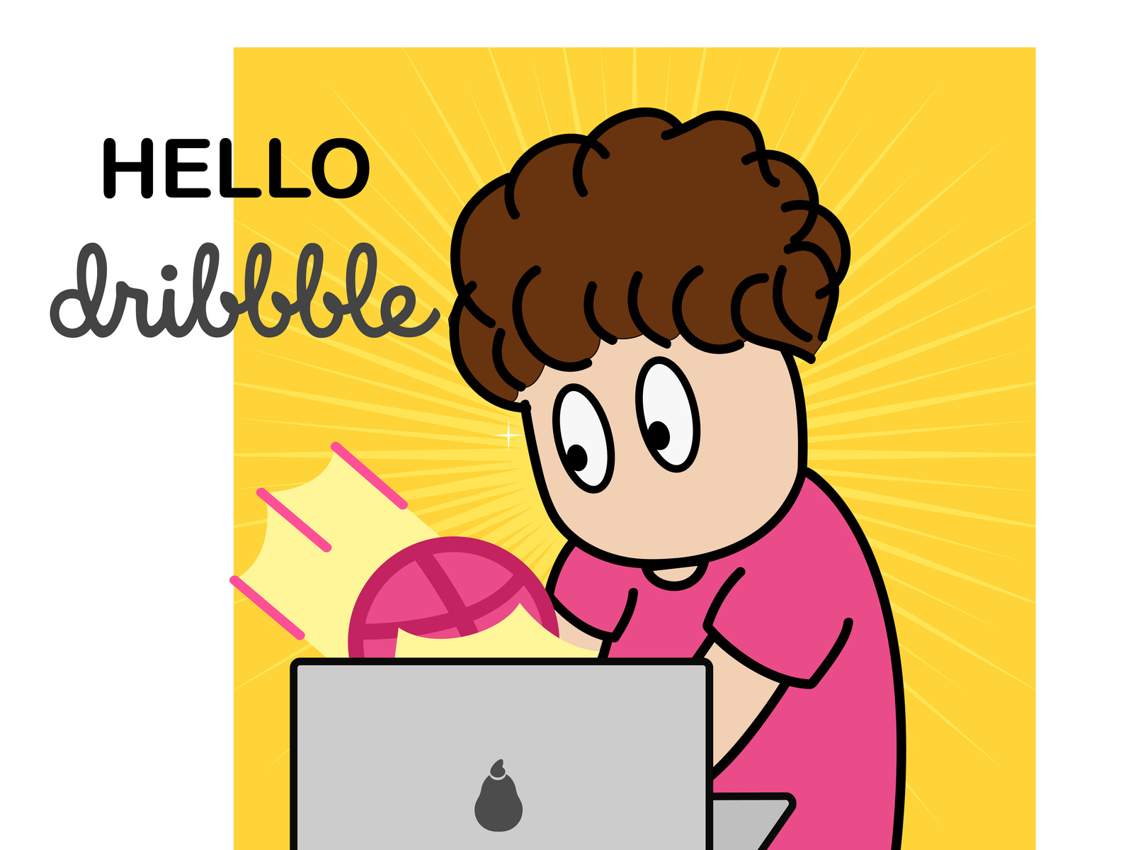 hello dribble by Tenny Shen on Dribbble
