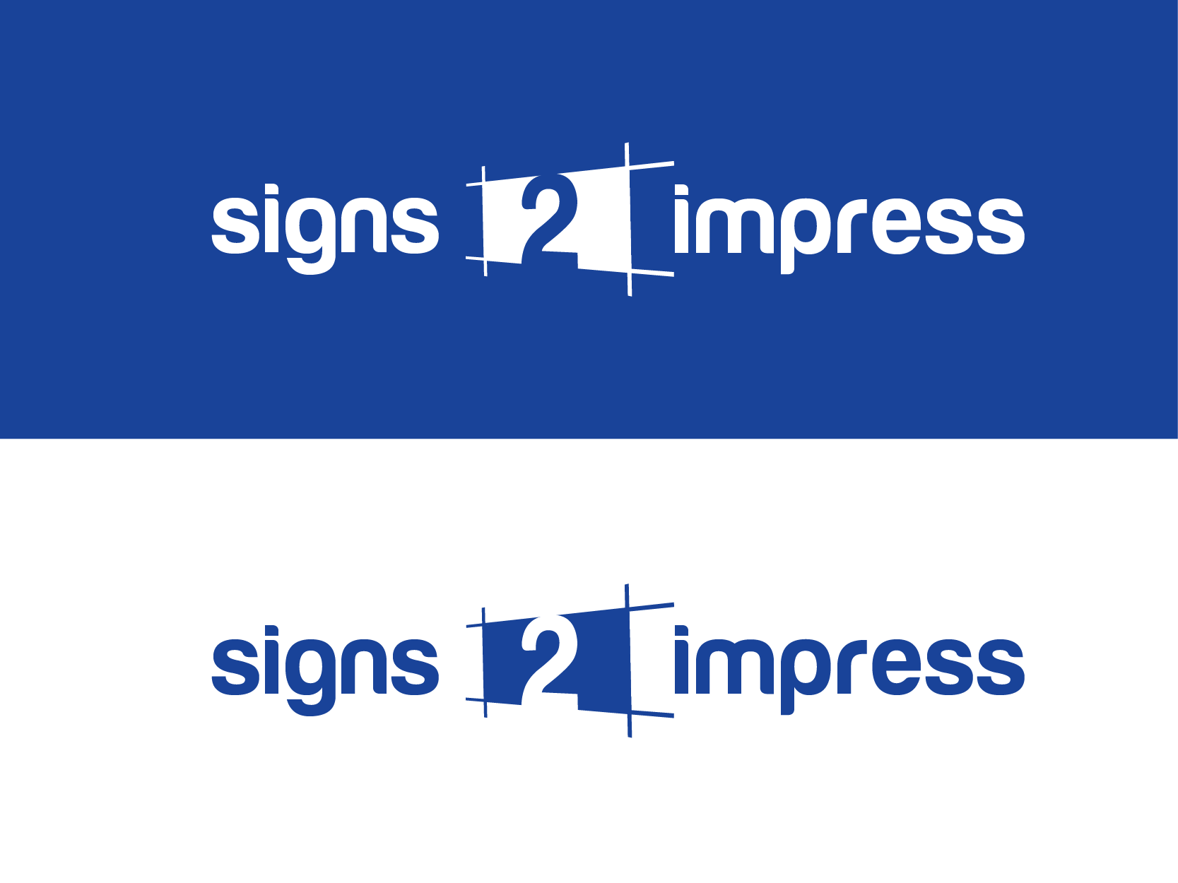 Dribbble - signs2impress-logo.png by niall
