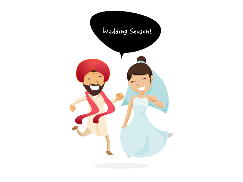 Wedding Mania by Amit A on Dribbble
