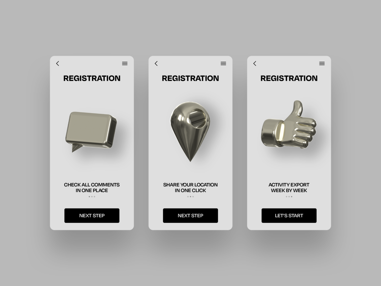 Metallic Icons by Super Bundle on Dribbble