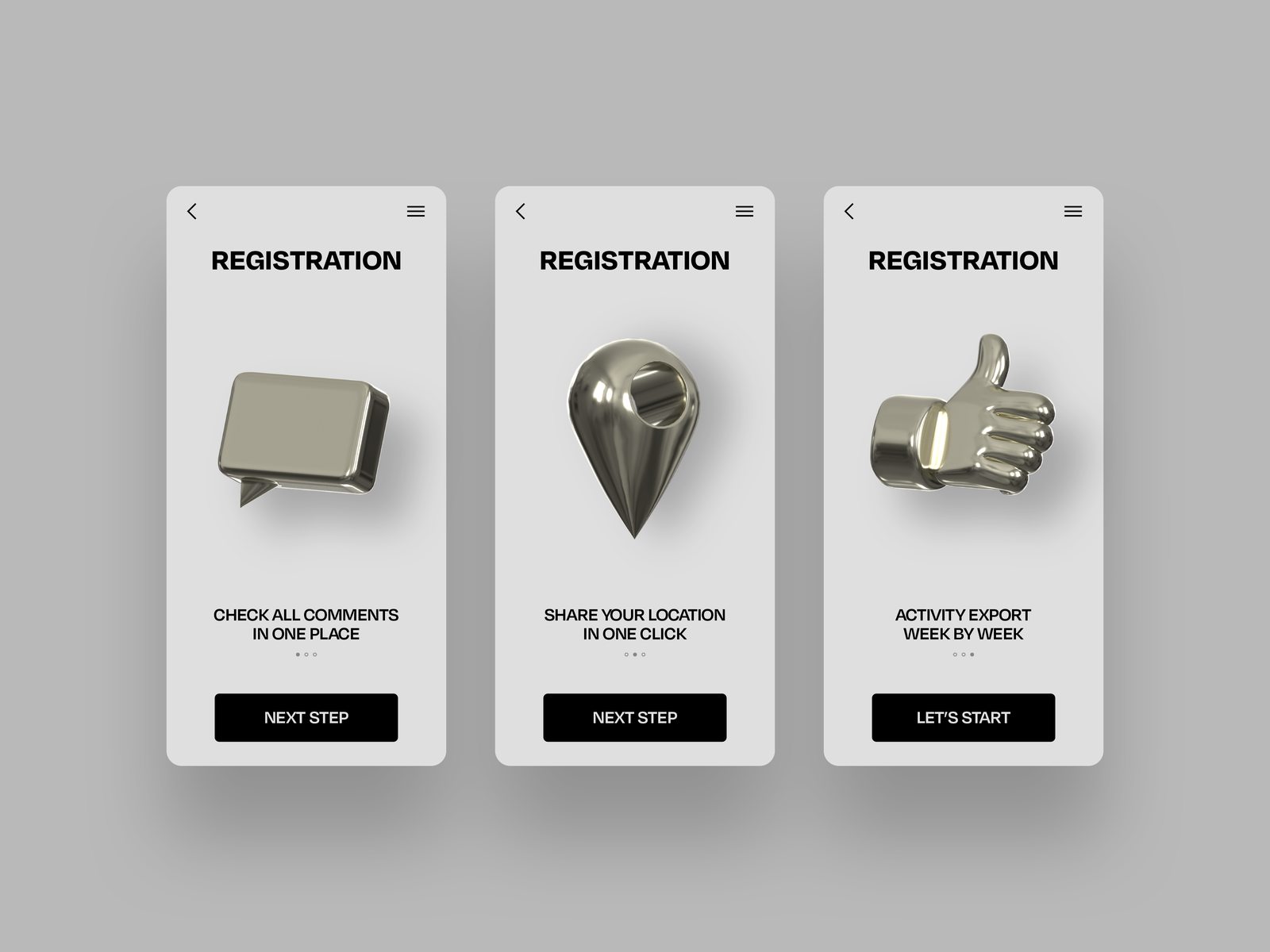 Metallic Icons by Super Bundle on Dribbble
