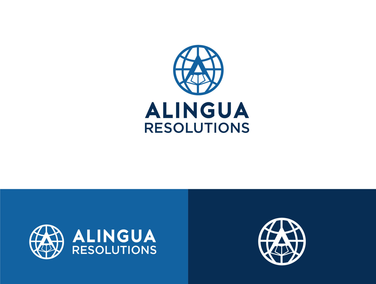 Alingua Logo by Harish Saini on Dribbble