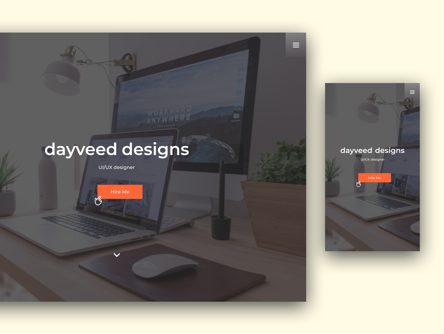 Web and Mobile view by Oshodi David on Dribbble