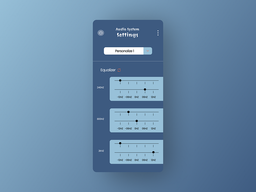 Settings UI designs, themes, templates and downloadable graphic ...