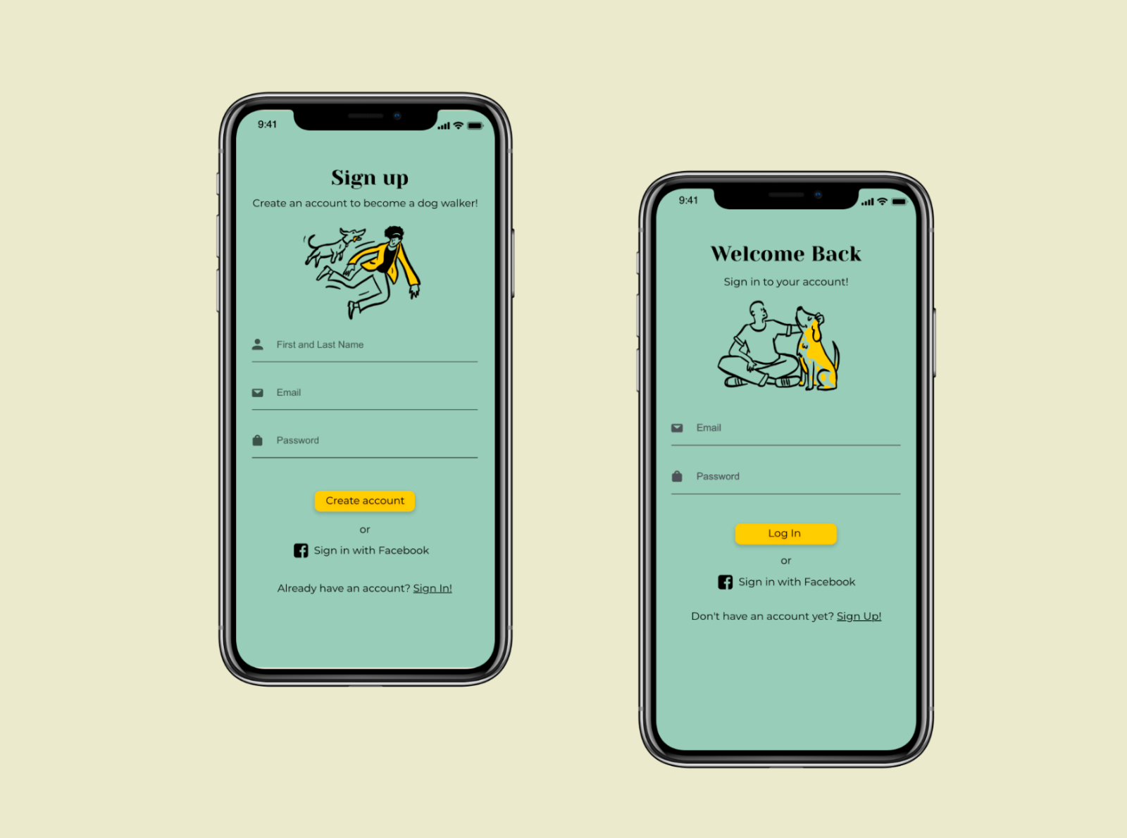 Sign Up/Sign In by melisa 🌱 on Dribbble