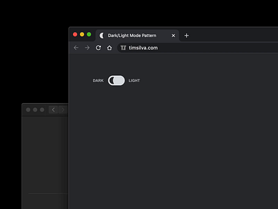 Dark/Light Mode Toggle Switch Pattern A11y by Tim Silva on Dribbble