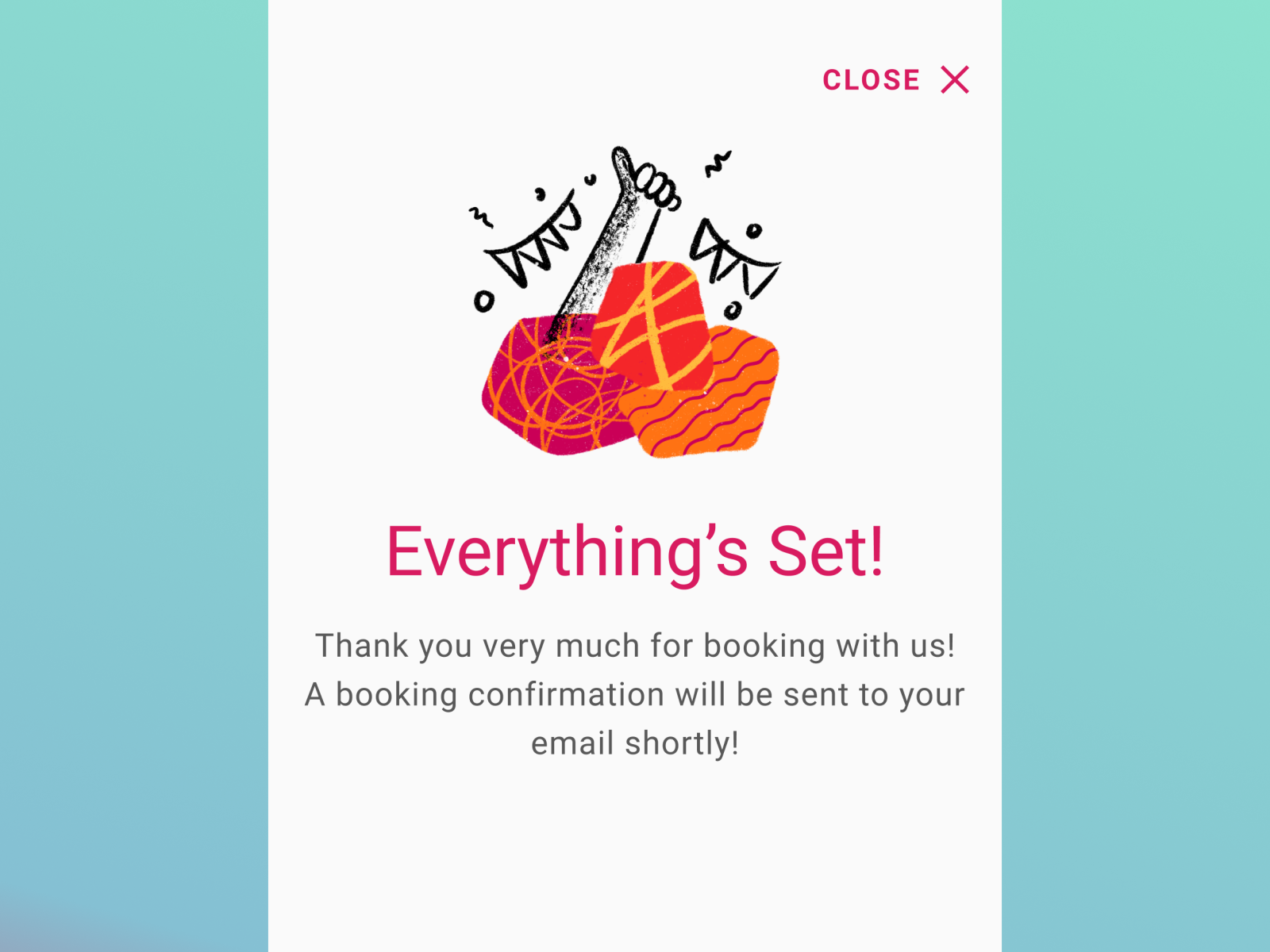 Success Page by Gavriel Sharabi on Dribbble