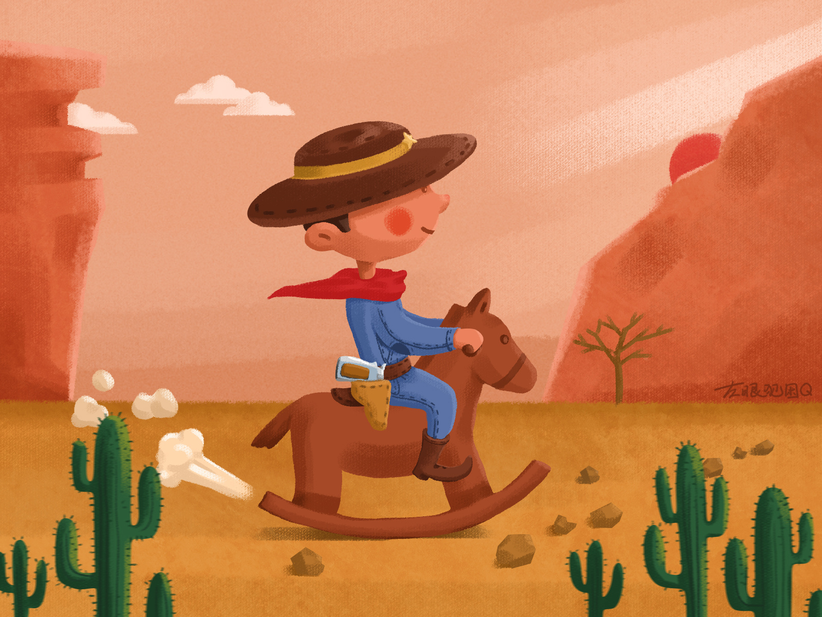 Cowboy by Jakin on Dribbble