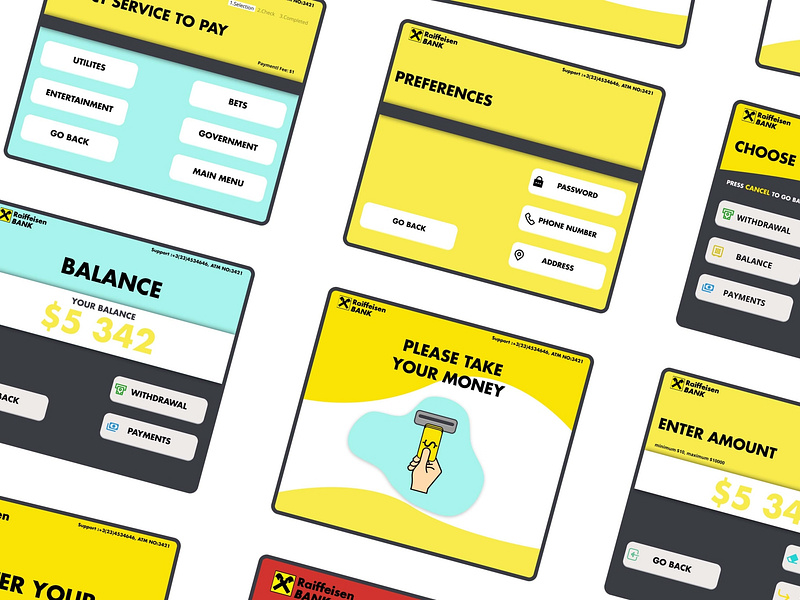 Browse thousands of Atm Interface images for design inspiration | Dribbble