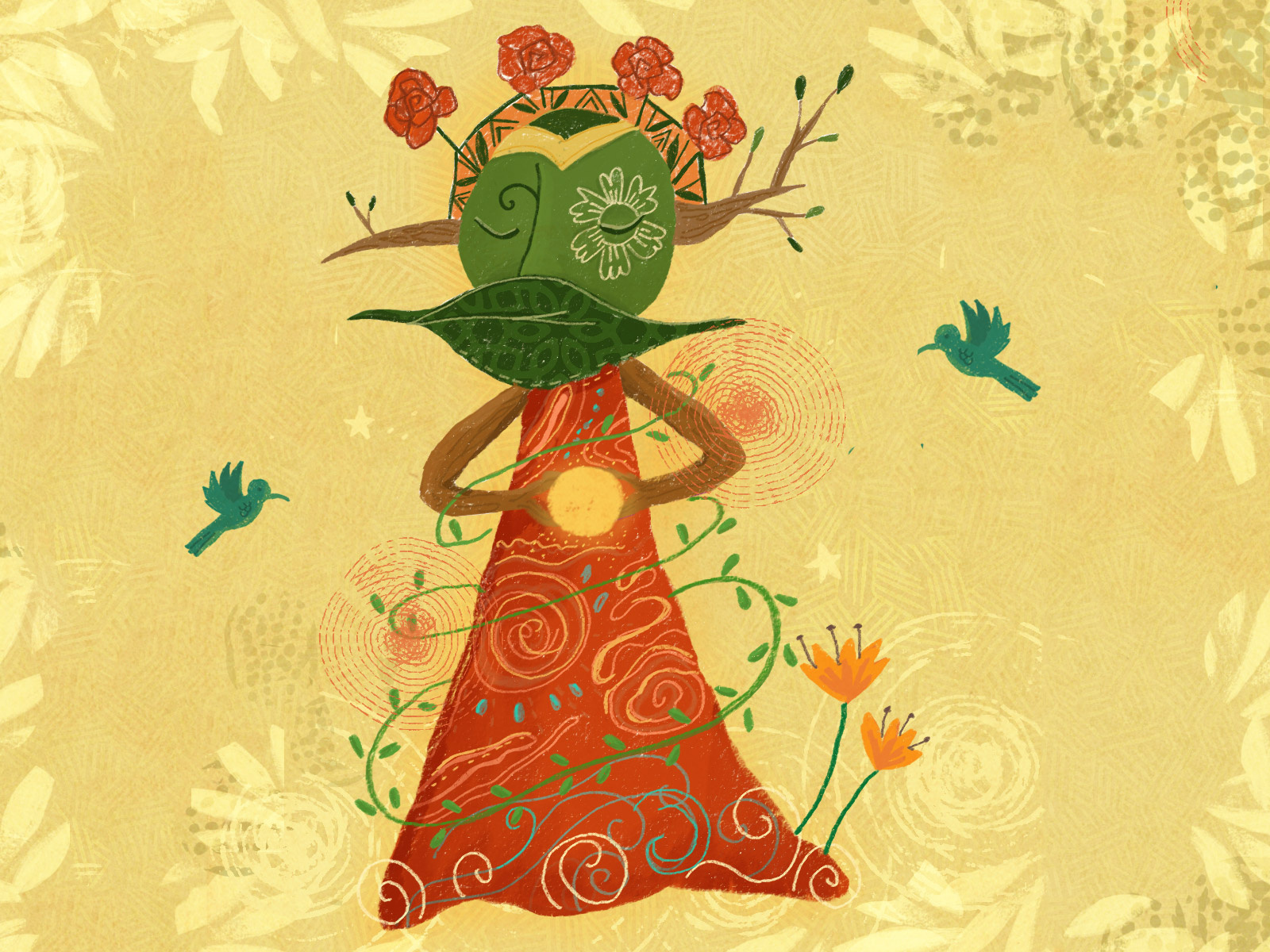 The Earth Spirit by Shreya Mujumdar on Dribbble