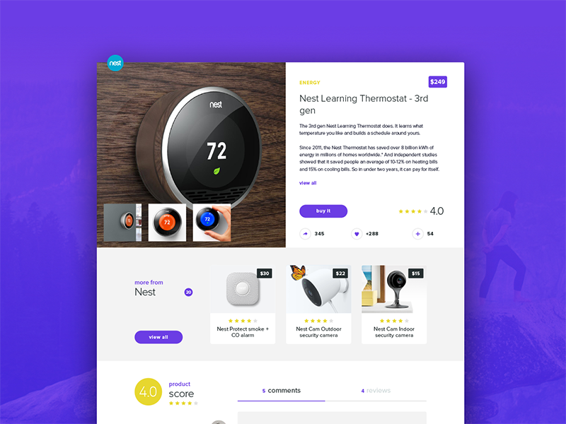 Product screen by João Vitor on Dribbble