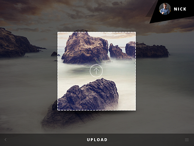 Day 063 - Upload Picture by Ayoub kada on Dribbble