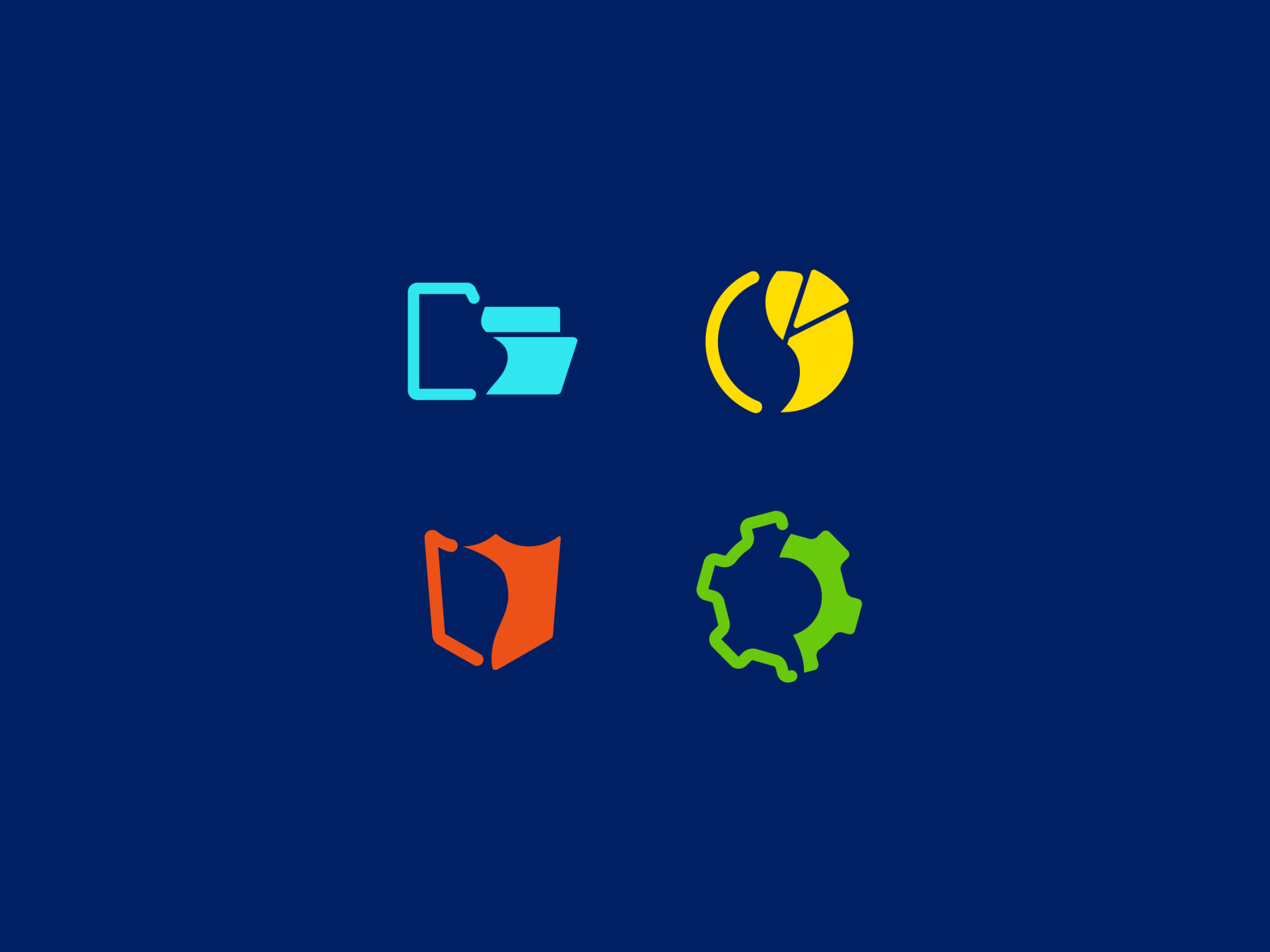 Icons for cloud services by Joelynn on Dribbble