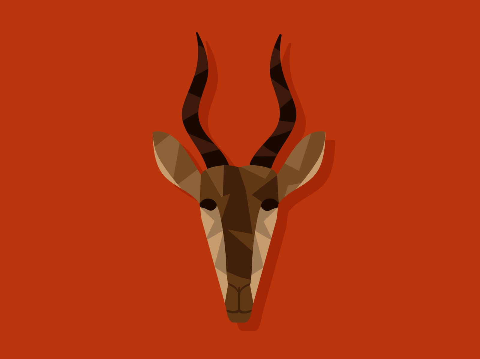 Antelope graphic by Joelynn on Dribbble