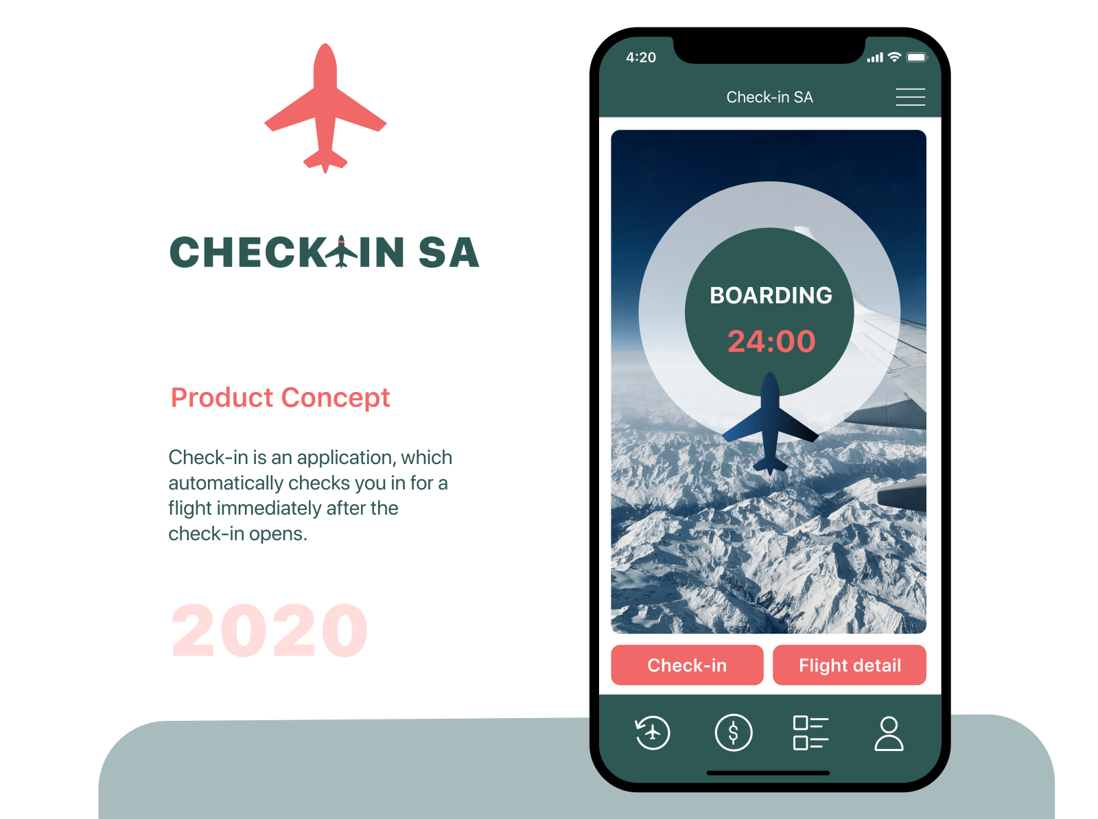 Check-in SA app by Viktoriia Borsuk on Dribbble