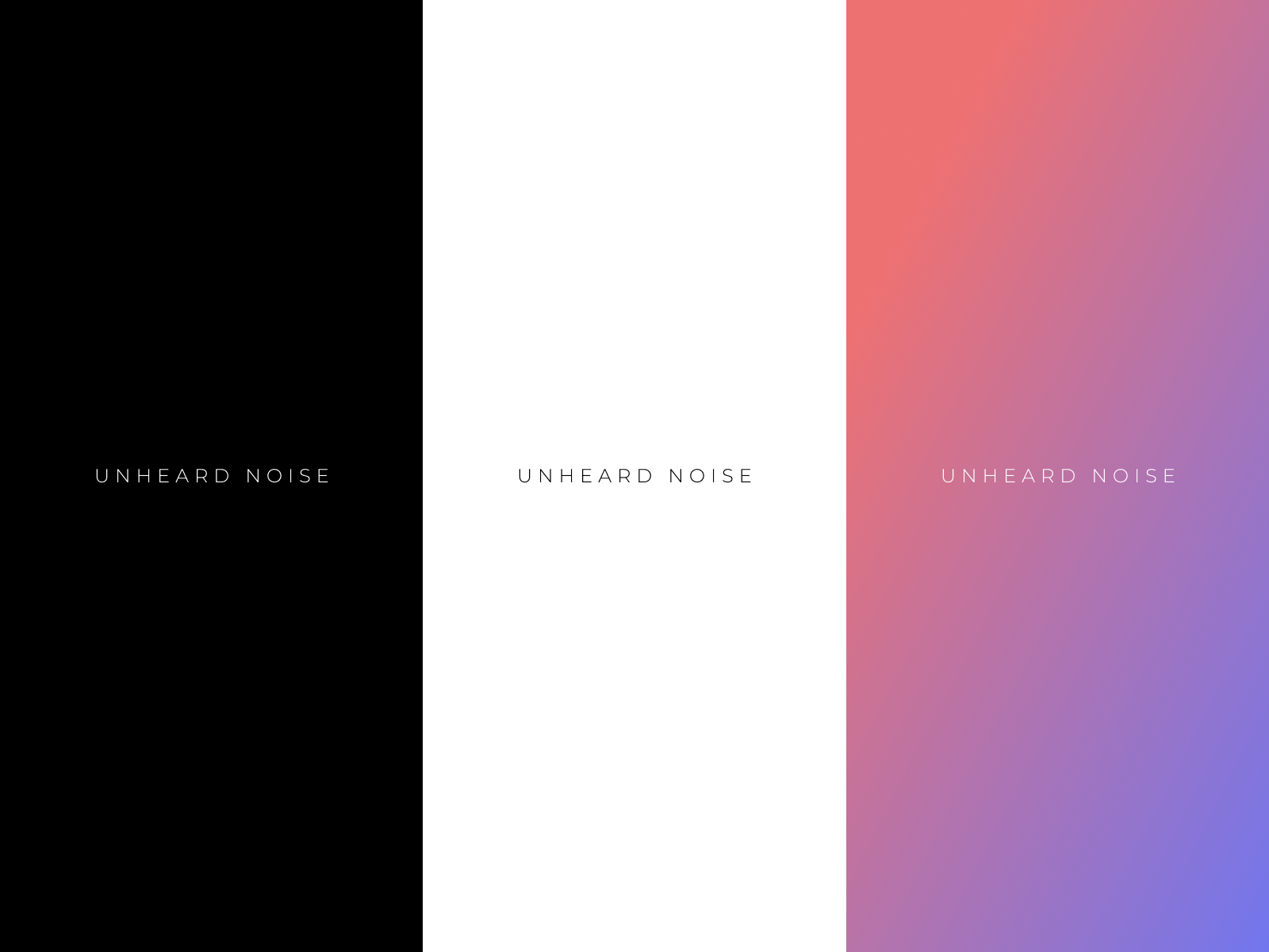 Unheard Noise Logo by Ryan Noltemeyer on Dribbble