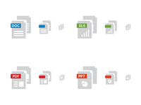 Dropbox File Icons by Morgan Allan Knutson for Dropbox Design on Dribbble
