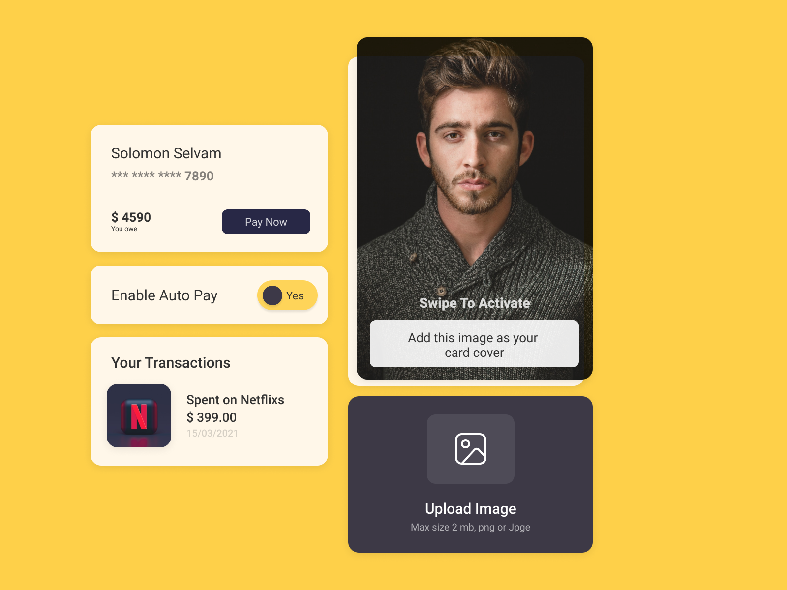 Card Ui Kit by Solomon Selvam for Grand Design Lab on Dribbble
