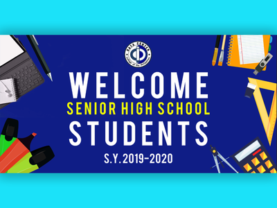 Welcoming Senior High School by Viloria Mark Jonel on Dribbble