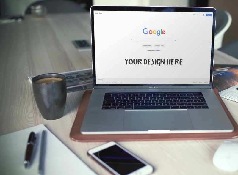 Free MacBook Pro Website Mockup by Mockup Mart on Dribbble