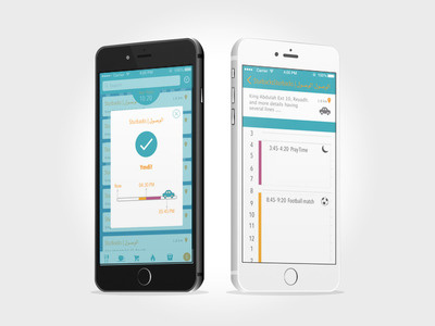 Time saver app by Alina Hambaryan on Dribbble