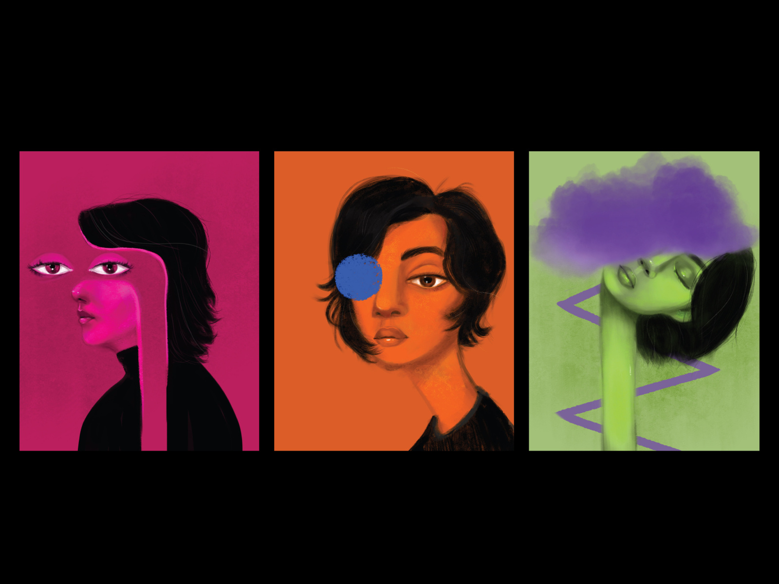 Eyes and Eyes Illustration series by Megha Bindal on Dribbble