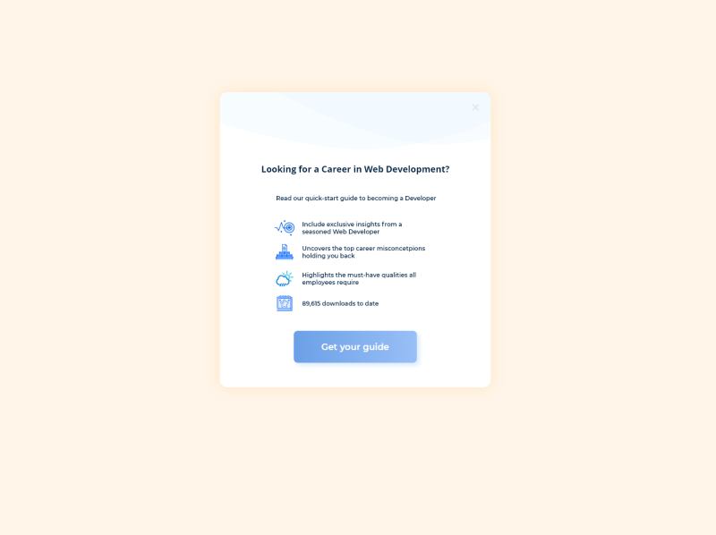 Popup Modal UI Design by EpicInk Design Studio on Dribbble