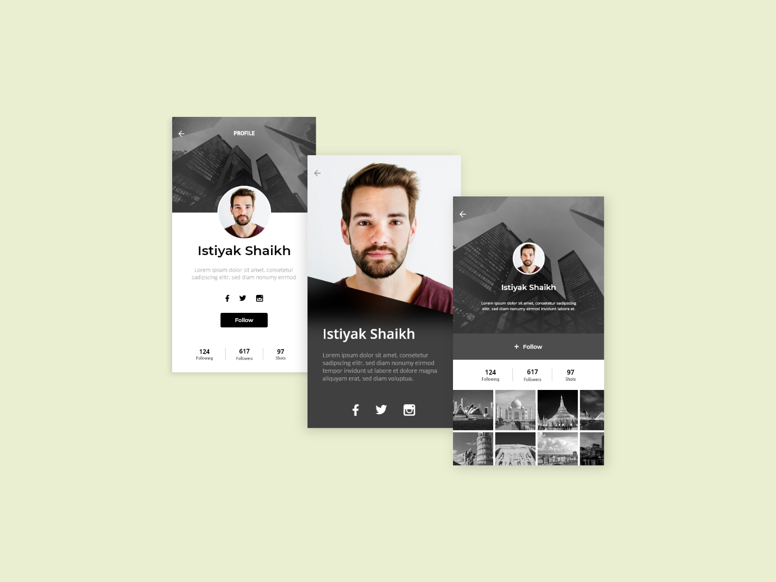 Profile Presentation by EpicInk Design Studio on Dribbble