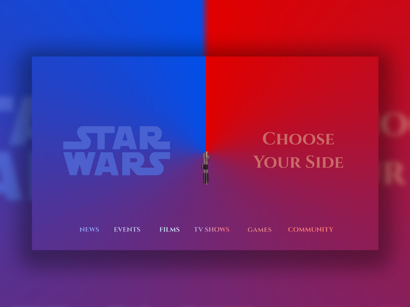 Star Wars Website by Jeffrey Triandi Sabarman on Dribbble