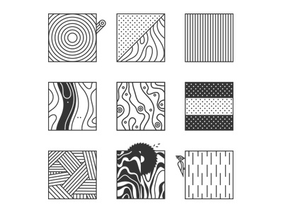 Wood Patterns by Adam Brackney on Dribbble