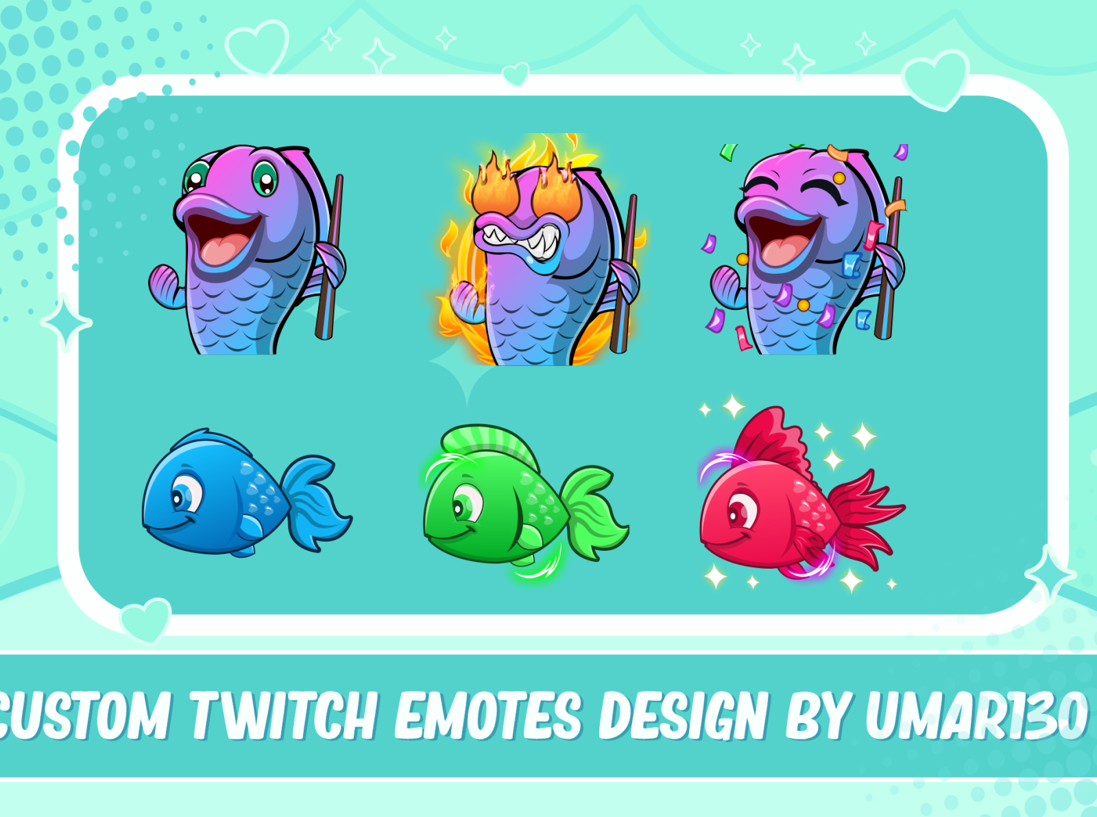Dribbble - 4151 twitch emotes & sub badges.png by Graphics For streamer
