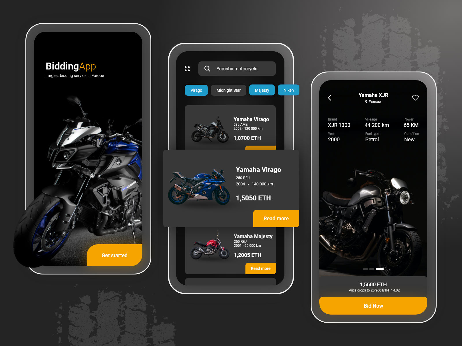 Bidding mobile app by Milo Solutions on Dribbble