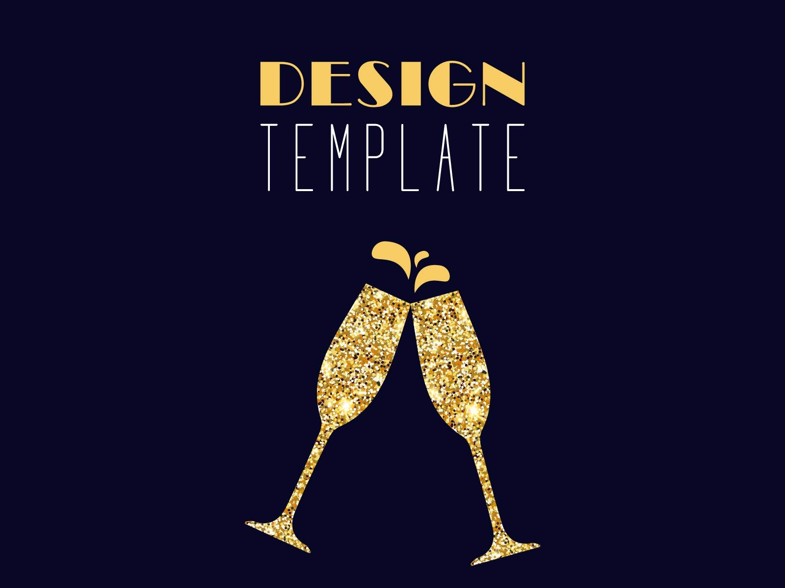 Party card invitation template by Viktoriia on Dribbble