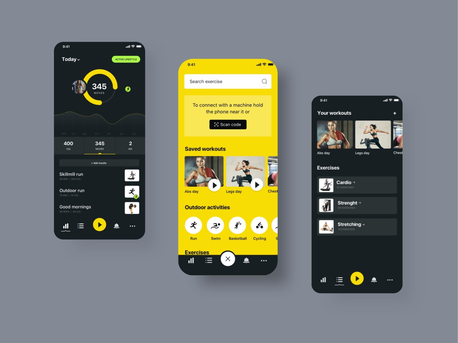 My Wellness - Mobile App Redesign by Theodora Nasta on Dribbble