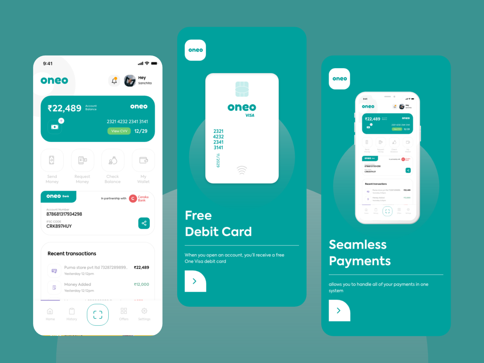 NEO Banking Mobile App by Javed Khan on Dribbble