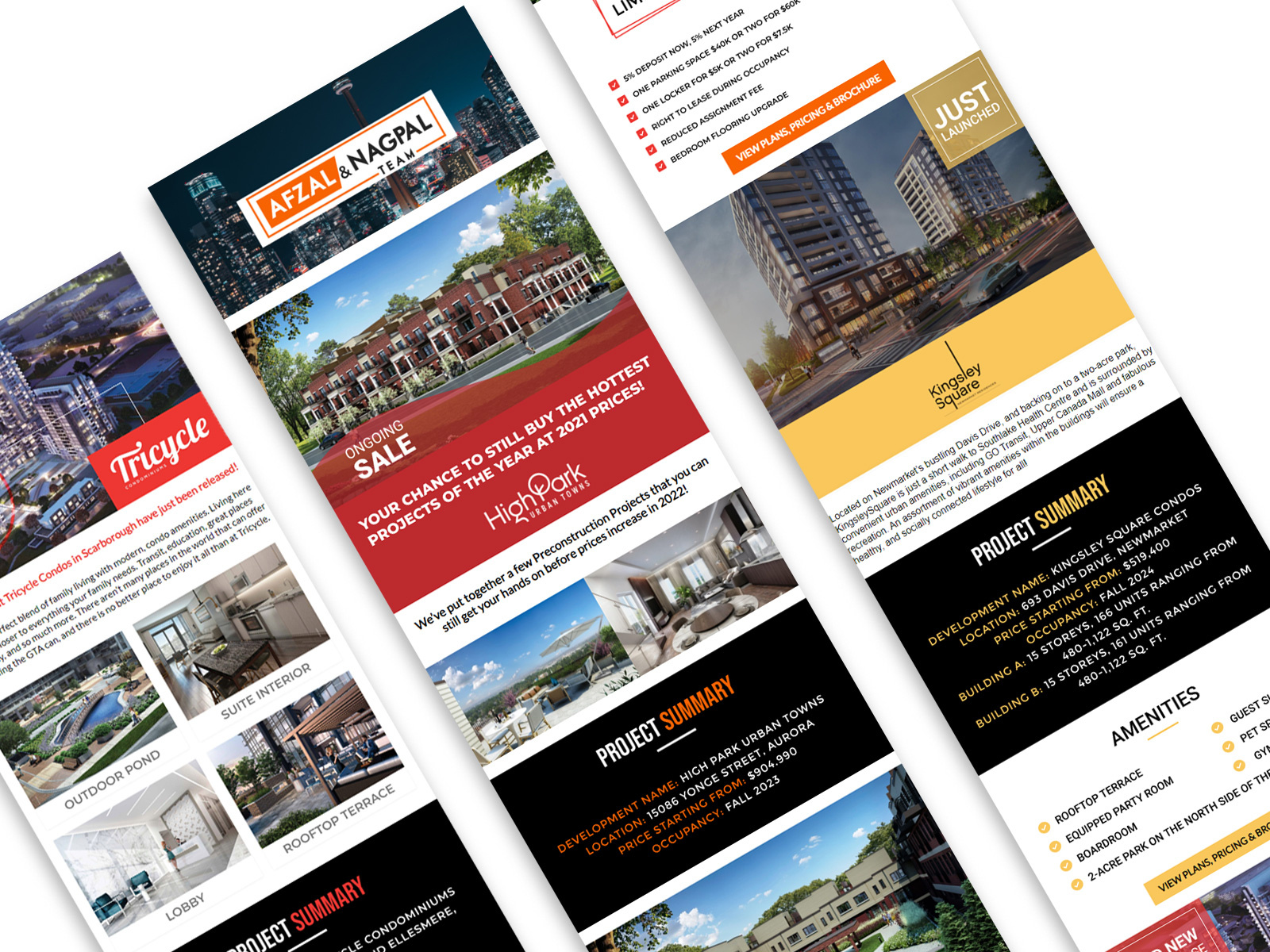 Email Template Design for Realtors (mailer) by Limon on Dribbble