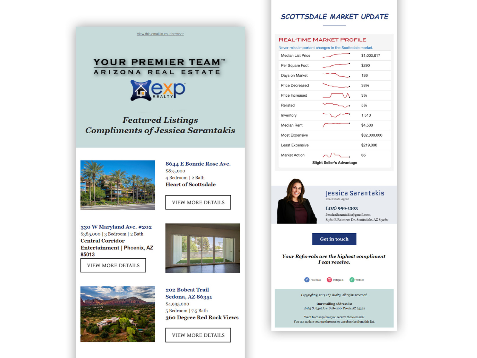eXp Realty Newsletter Template for Jessica by Limon on Dribbble
