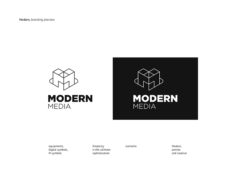 Modern Media _ Logo by Ahmed Gad on Dribbble