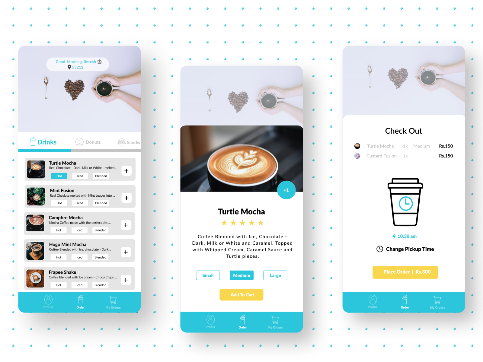 Cafeteria Mobile App by Umesh Daftari on Dribbble