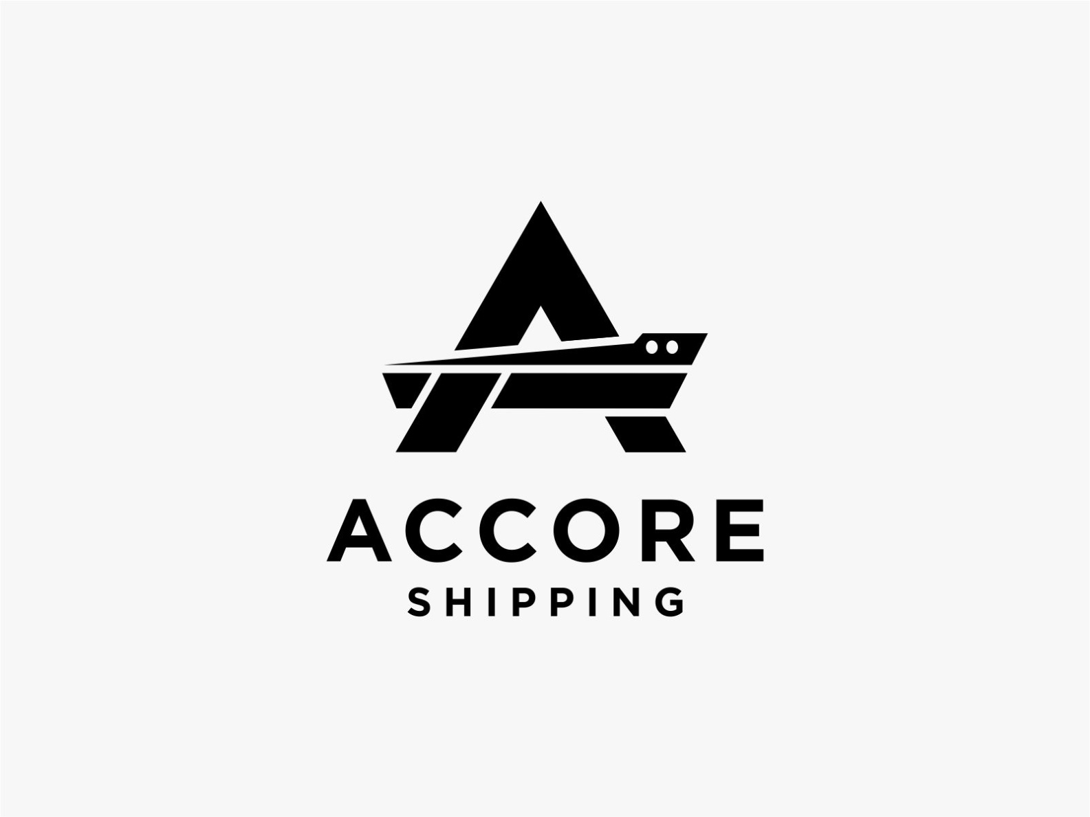 ACCORE SHIPPING LOGO by pronine9 on Dribbble