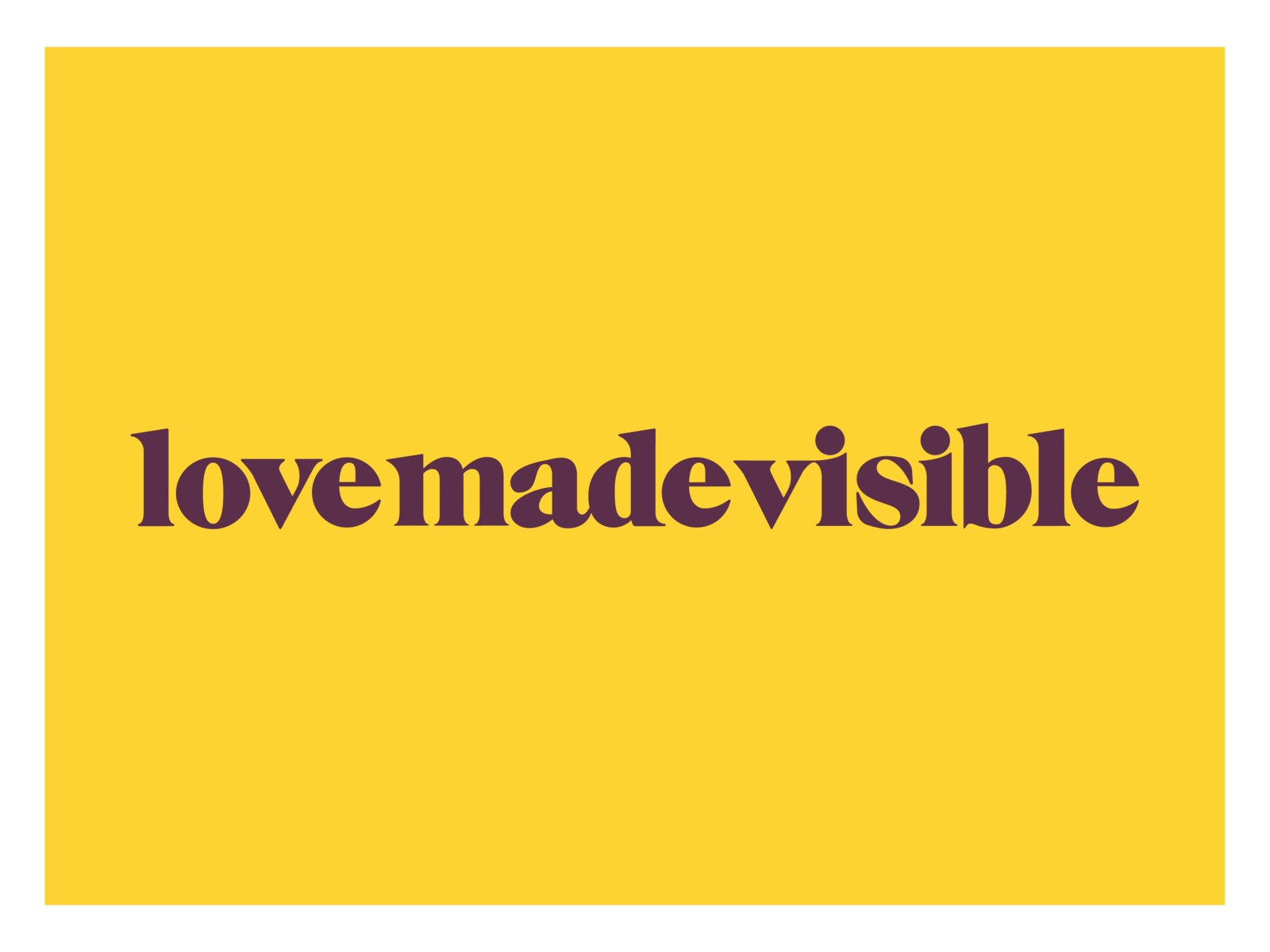 Love Made Visible Logo Design by Amy Kuo | Author Brand Studio on Dribbble