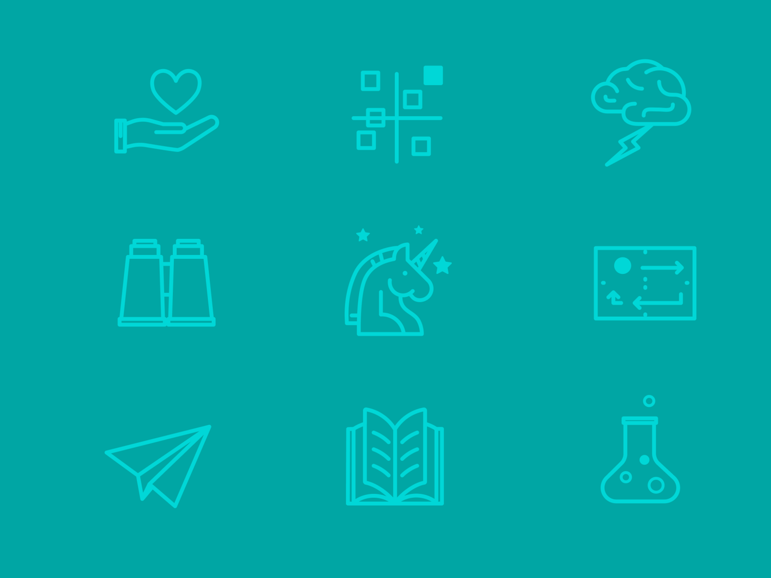 Innovation Methodology Icons by Betsy for Intuit Design on Dribbble