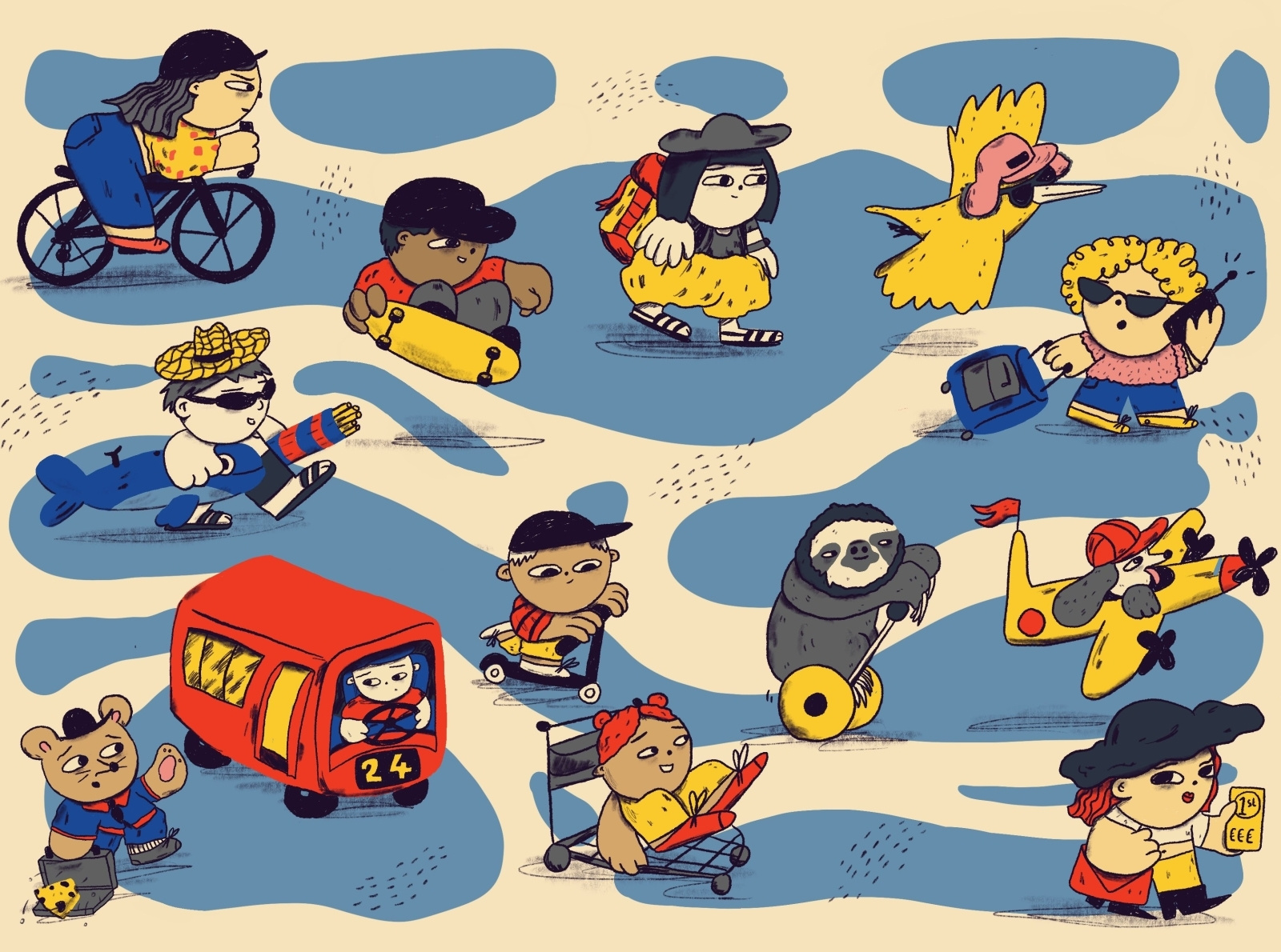 The great escape by Vicky Hughes on Dribbble