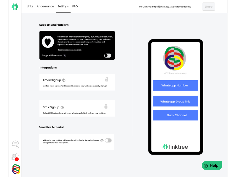 Linktree designs, themes, templates and downloadable graphic elements ...