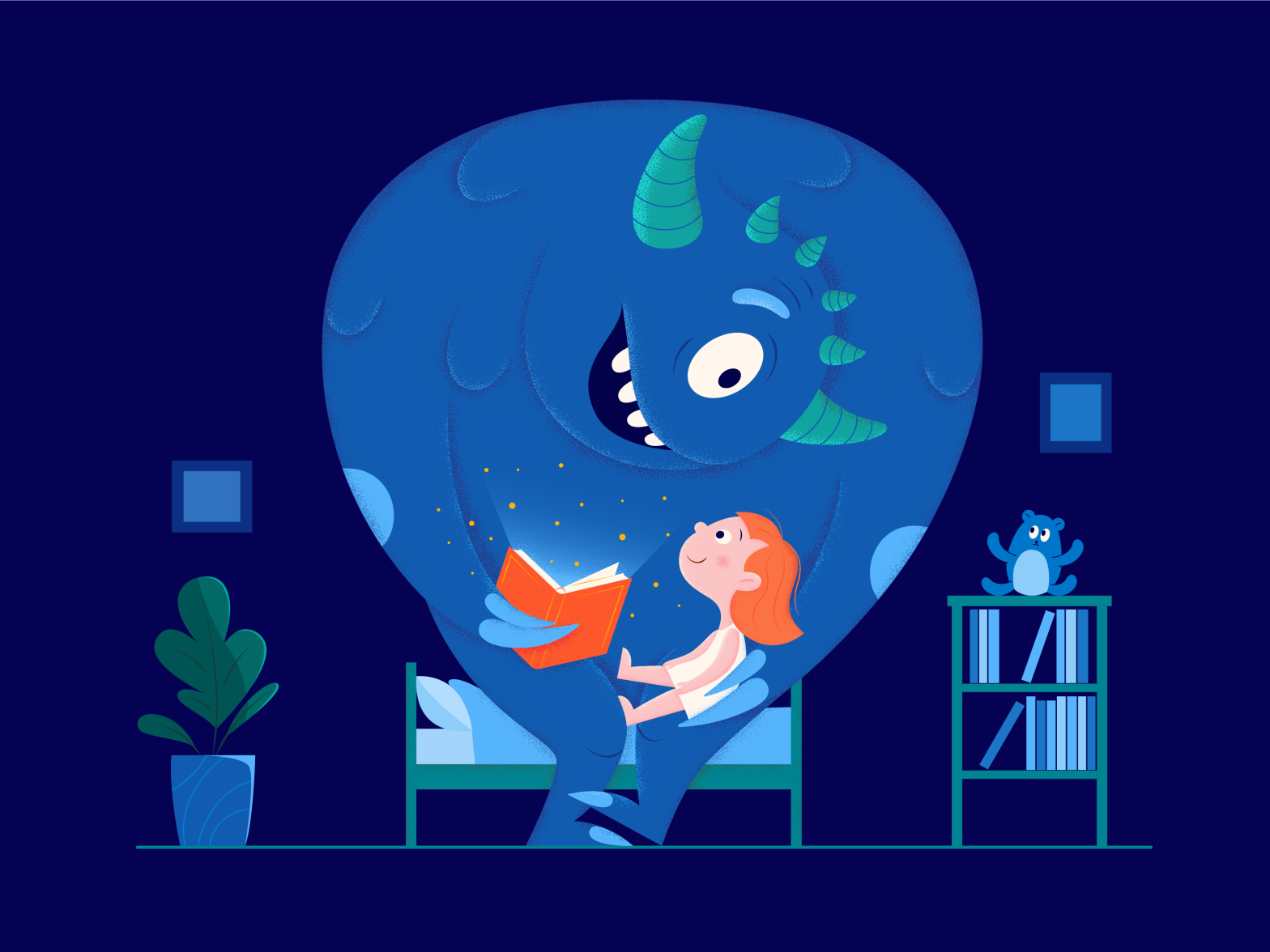 Good monster by Fruzka on Dribbble