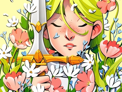 knight of spring by Karo Becker on Dribbble