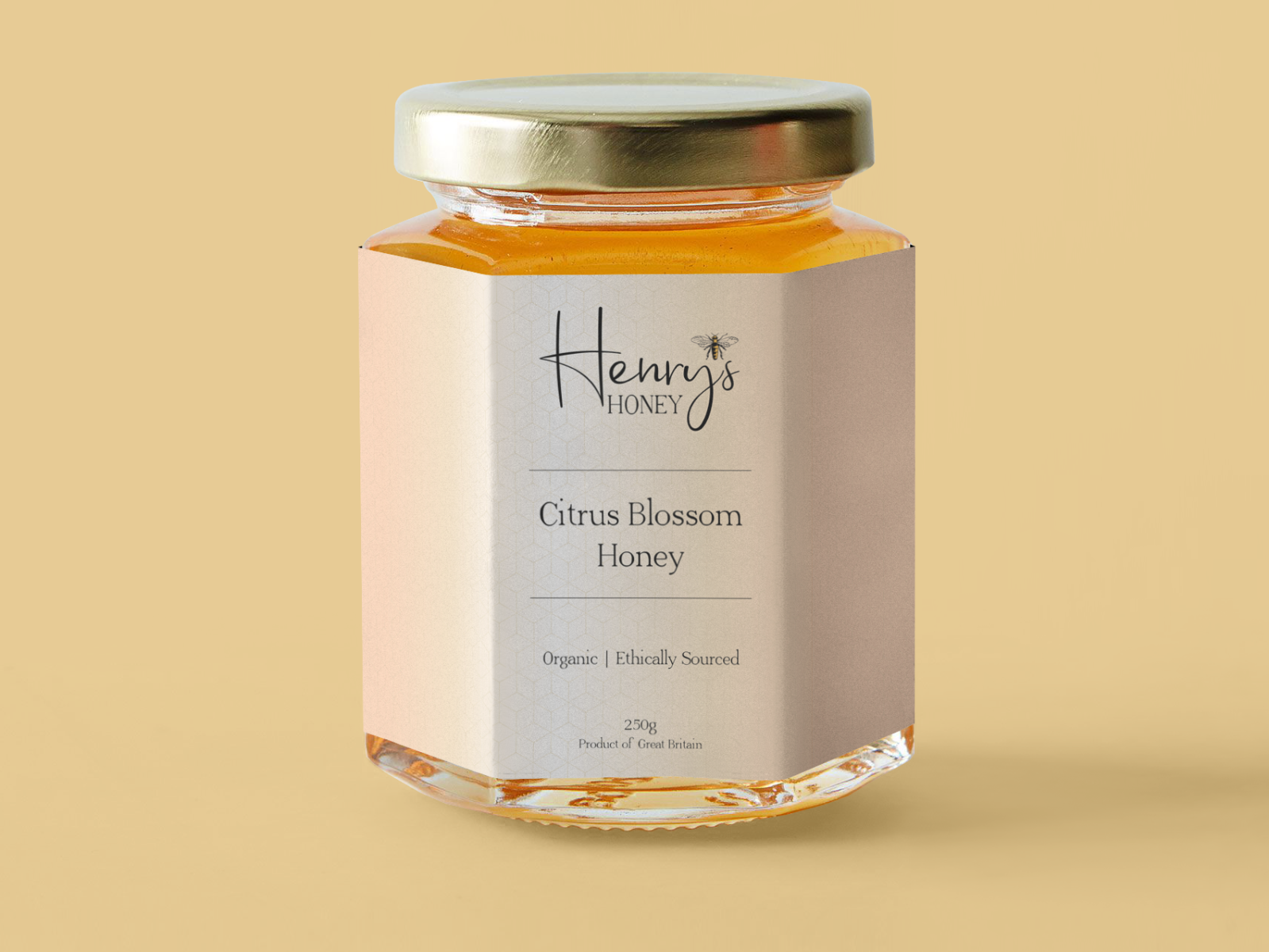 Henry's Honey Label by Brittany Lamb on Dribbble